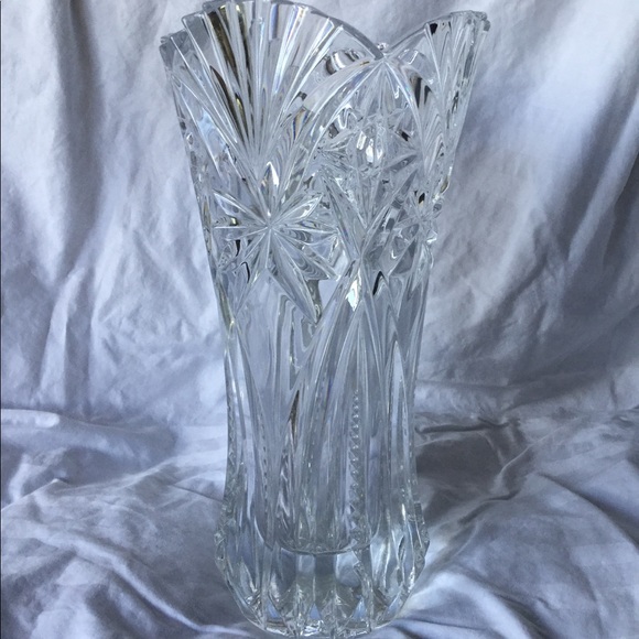 Vintage | Accents | Lead Crystal Glass Vase 2 34 Tall | Poshmark